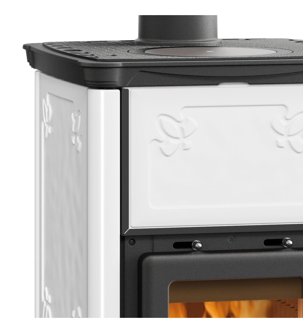 La Nordica Stufa a Legna Emiliana Bianco Infinity 45.3cm | Prezzo e Of
