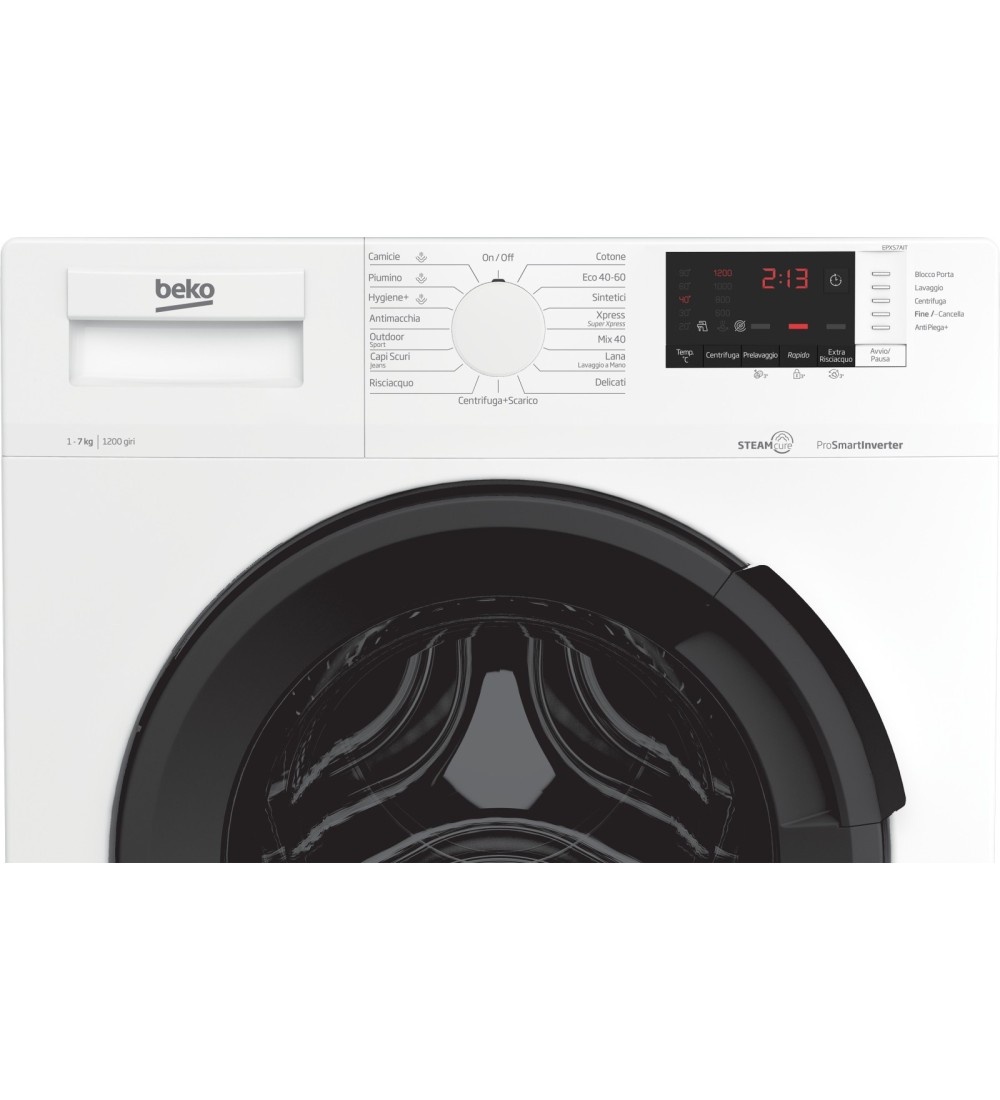 Beko Lavatrice Slim b300 EPXS7AIT 7kg Classe A 1200 Giri Carica Fronta